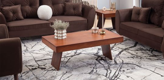 Mesa De Centro Rectangular Odette Café