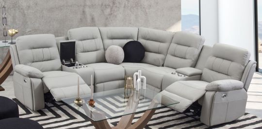 Sala Modular Reclinable Módena Gris
